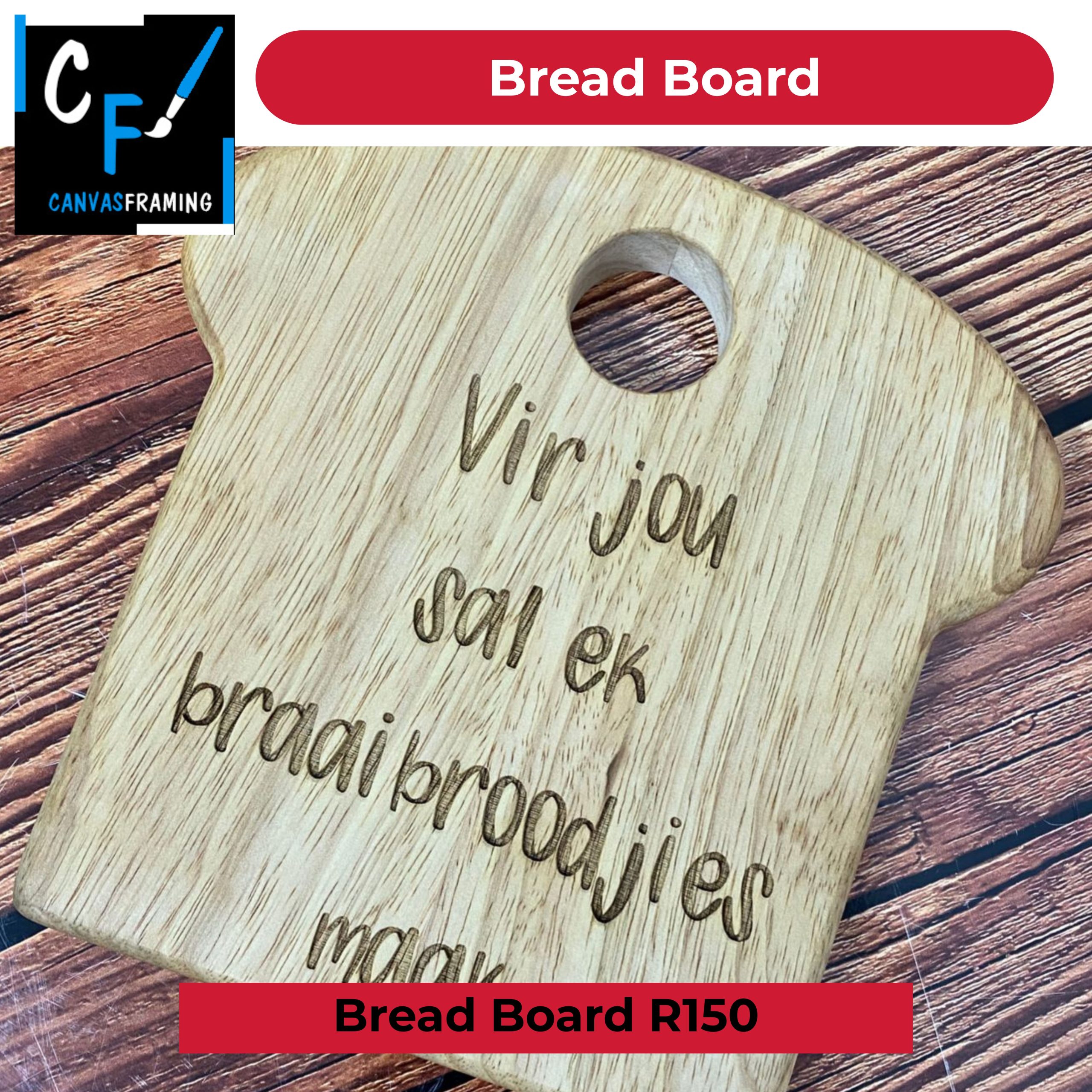 Personalised Bread Board - Canvas Printing and Framing