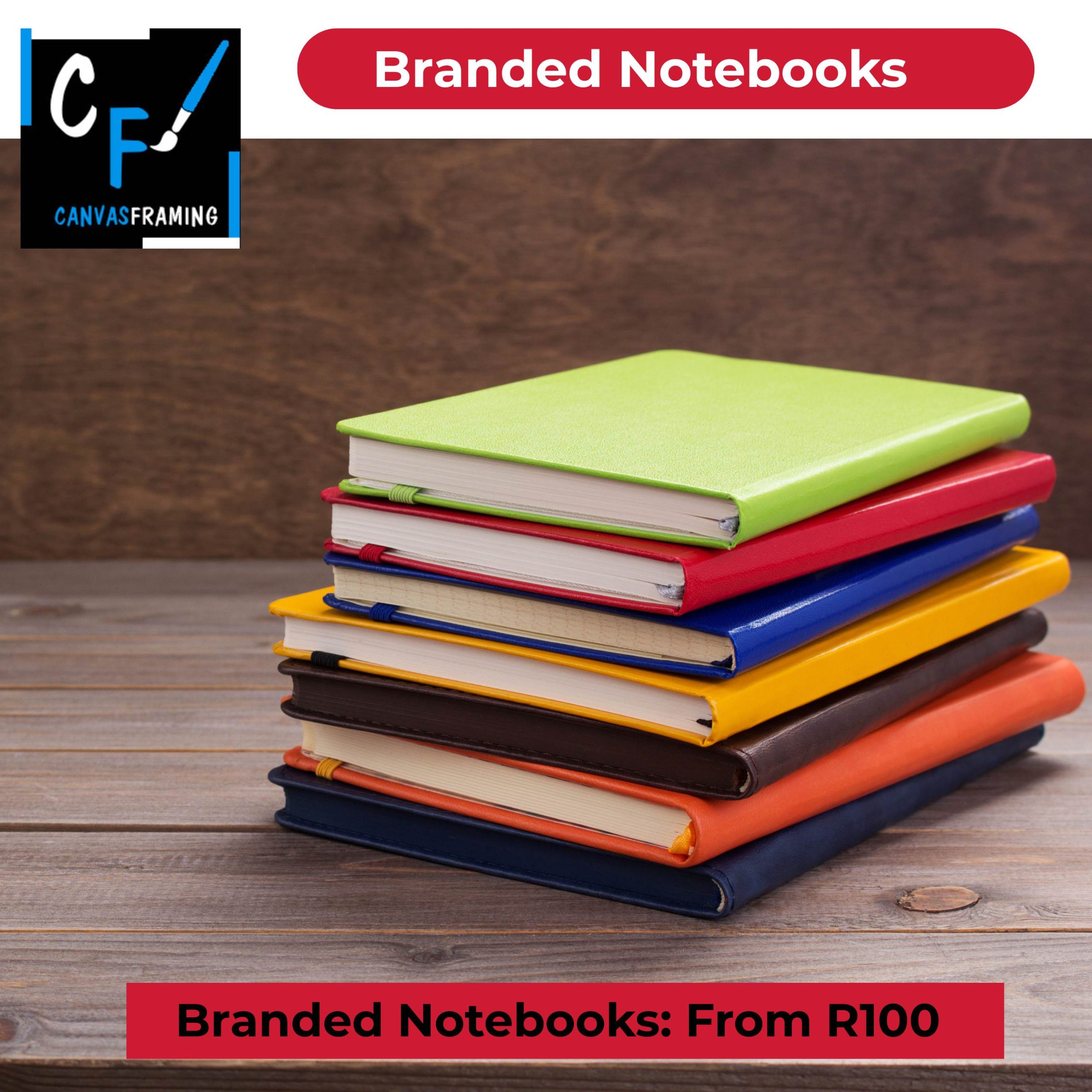 A5 Branded Hard Cover Notebooks - Canvas Printing and Framing